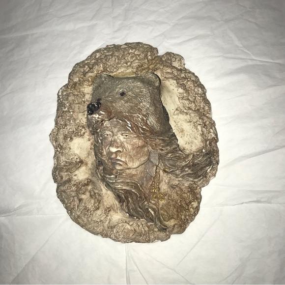 Accents | Albert Alfaro Jr Indian Head Plaque | Poshmark